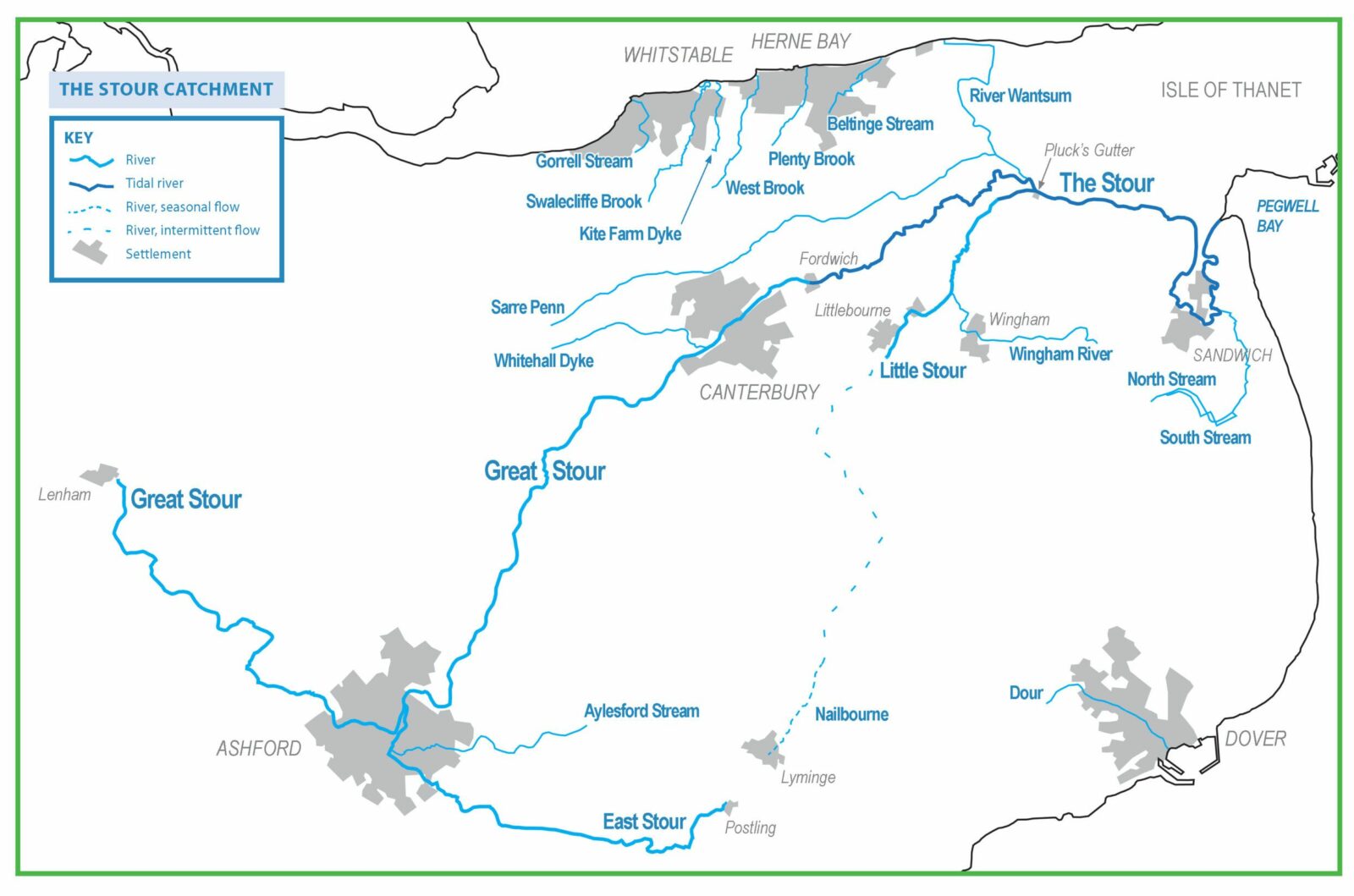 The River Stour - Kentish Stour
